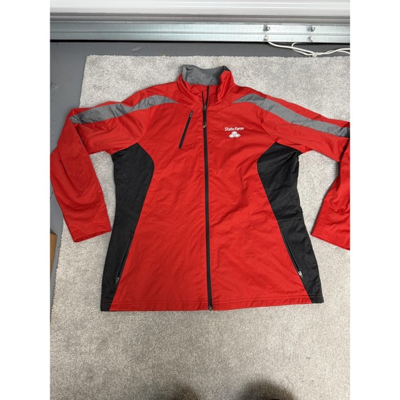 Antigua | Jackets & Coats | Antigua Jacket Womens Xl Red State Farm ...